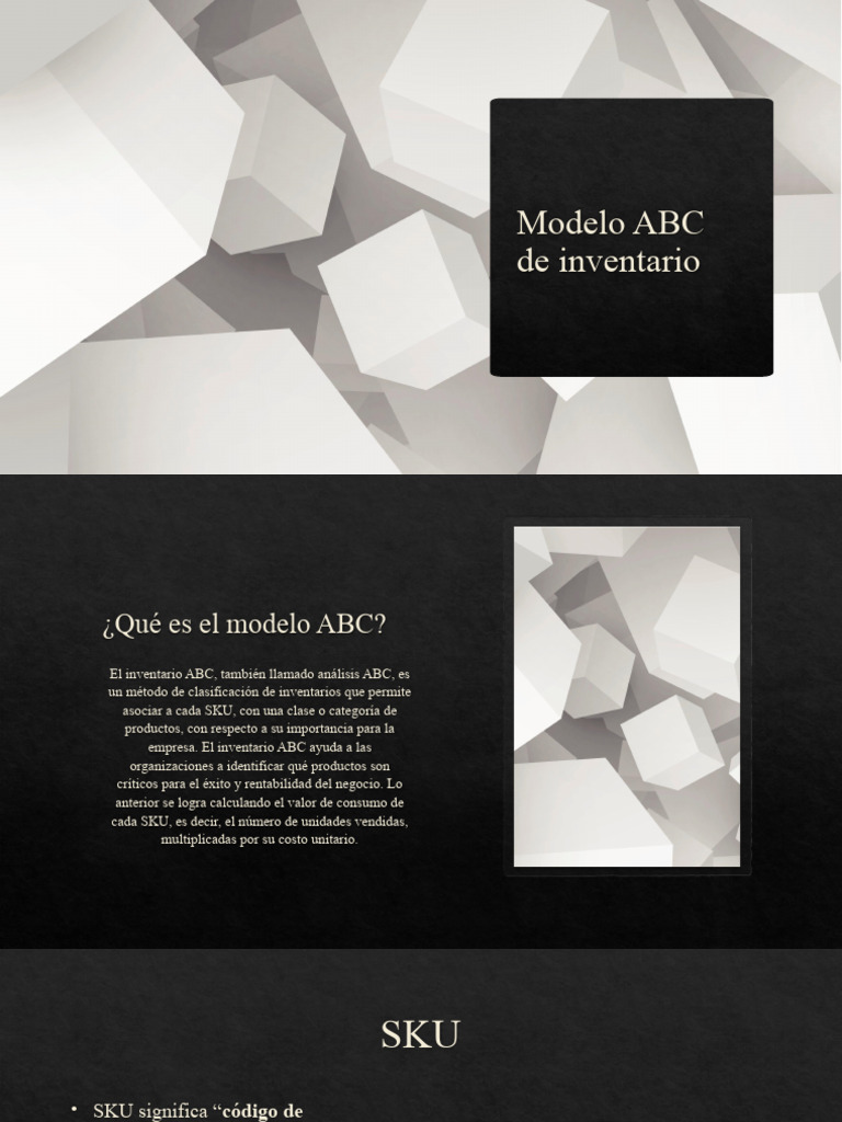 Modelo ABC de Inventario | PDF