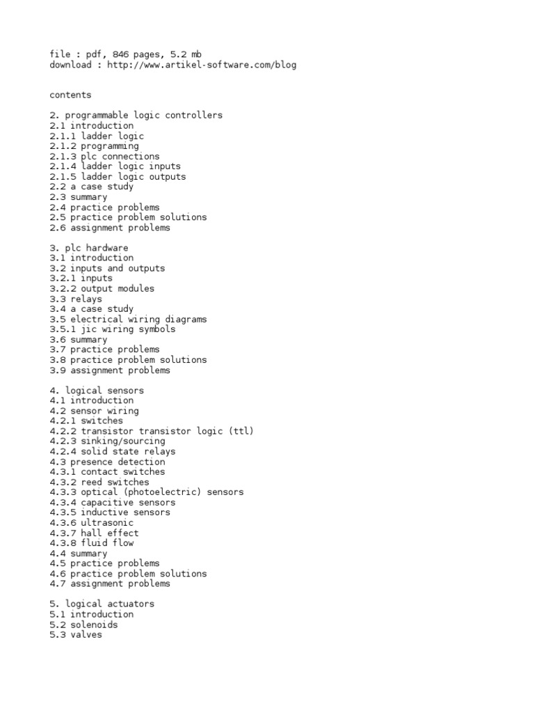 Programmable Logic Controller | PDF