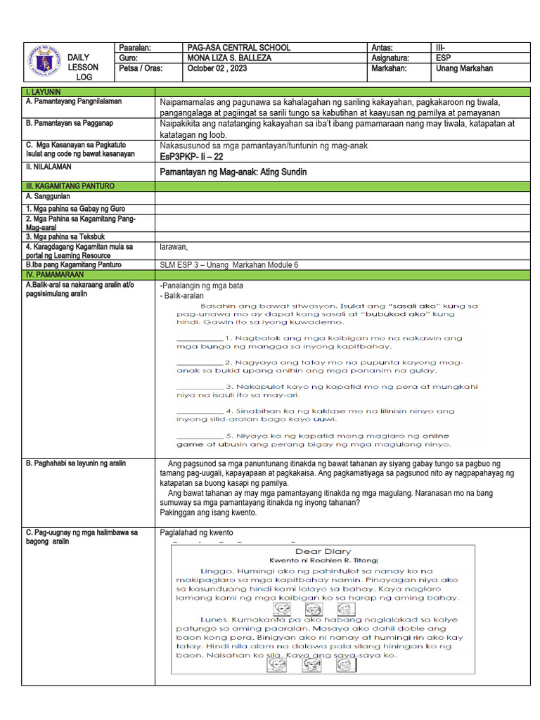 DLL Esp W6 2 6 | PDF