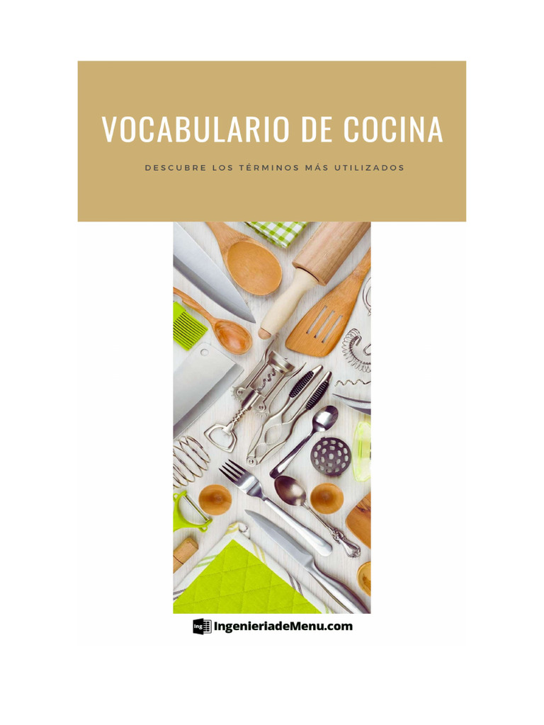 Vocabulario de Cocina | PDF