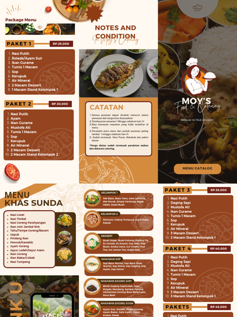 Moy's Catering Menu Catalog | PDF