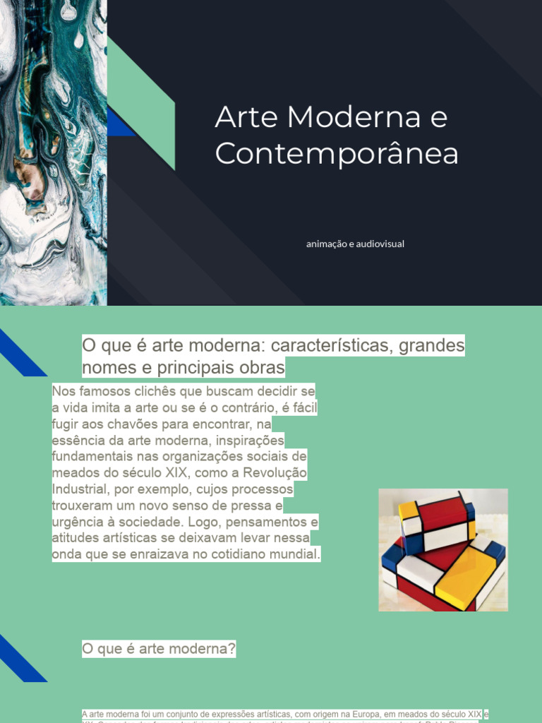 Arte Moderna e Contemporânea | PDF