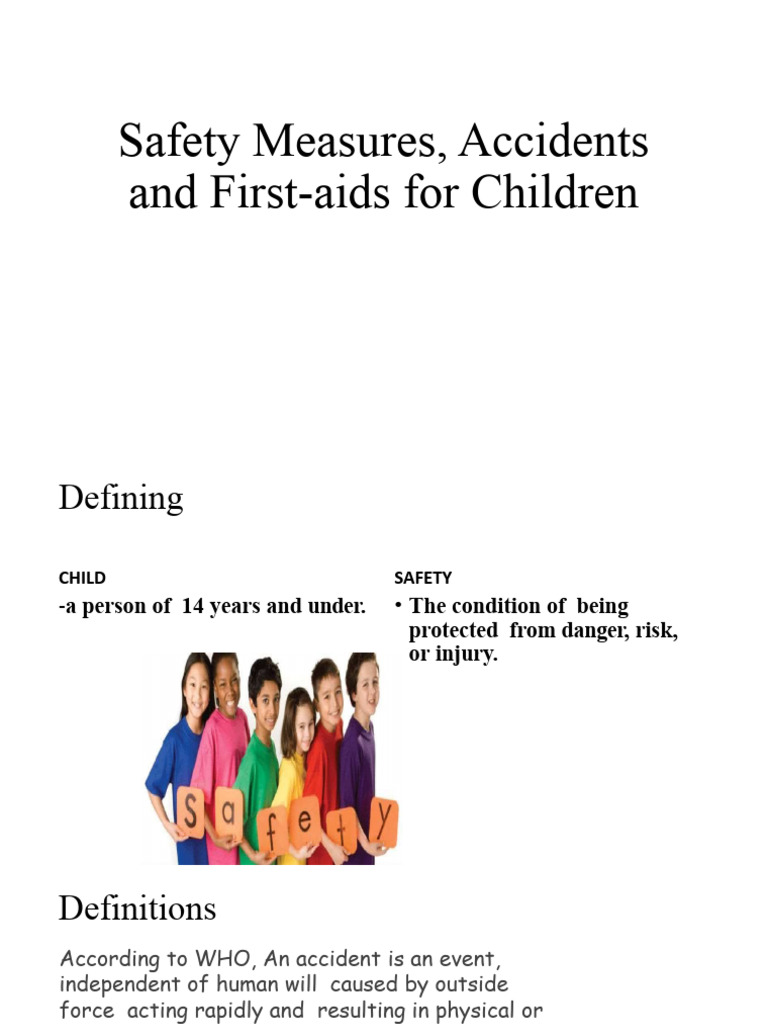 Safety at Preschool | PDF | Traffic Collision | First Aid