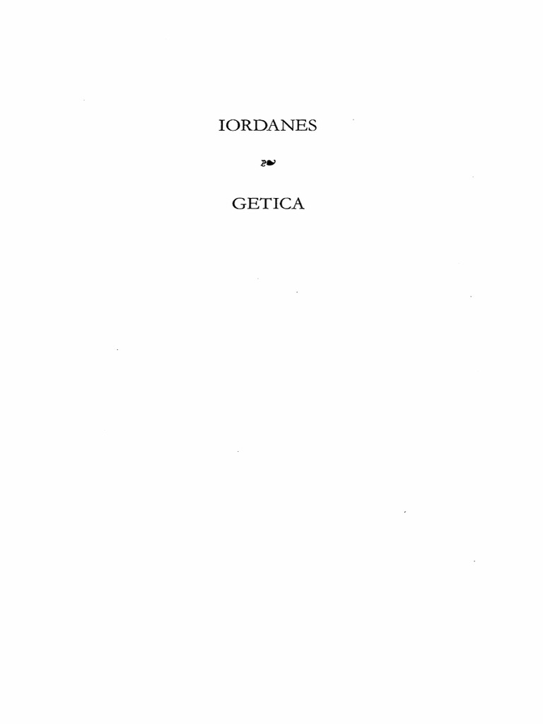Iordanes - Getica | PDF