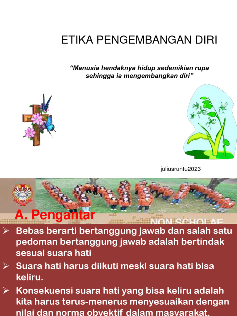 Etika Pengembangan Diri | PDF