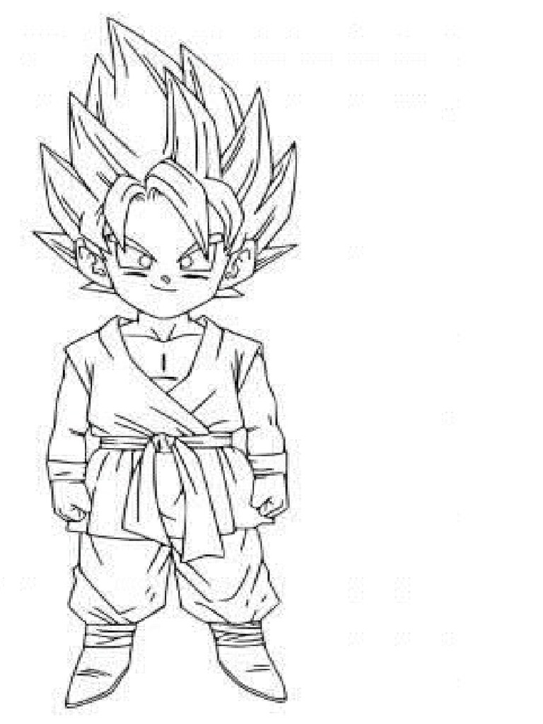 Ficha Multiplicacion Goku SSJ Niño | PDF