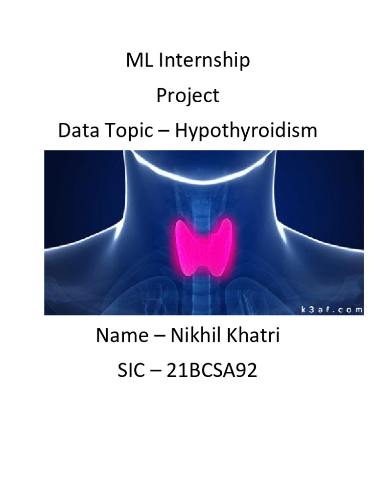 21BCSA92 - Nikhil - Khatri ML Project | PDF