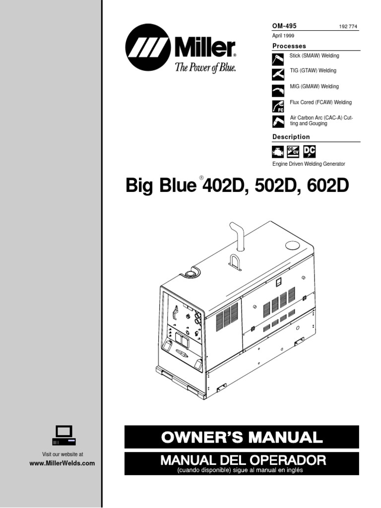 Manual Big Blue 502D | PDF