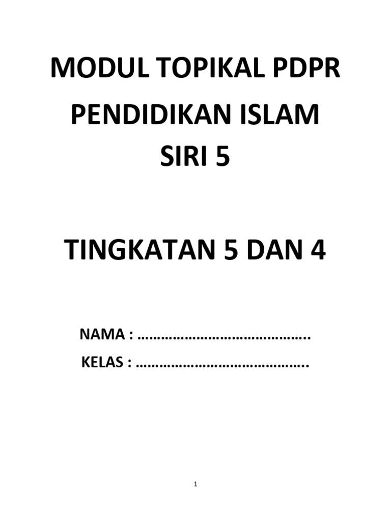 Modul Topikal Pi 4 5 PDF