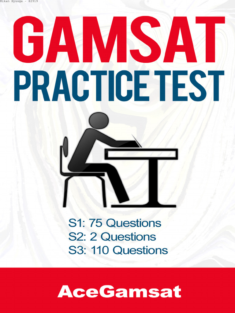 GAMSAT Practice Test | PDF