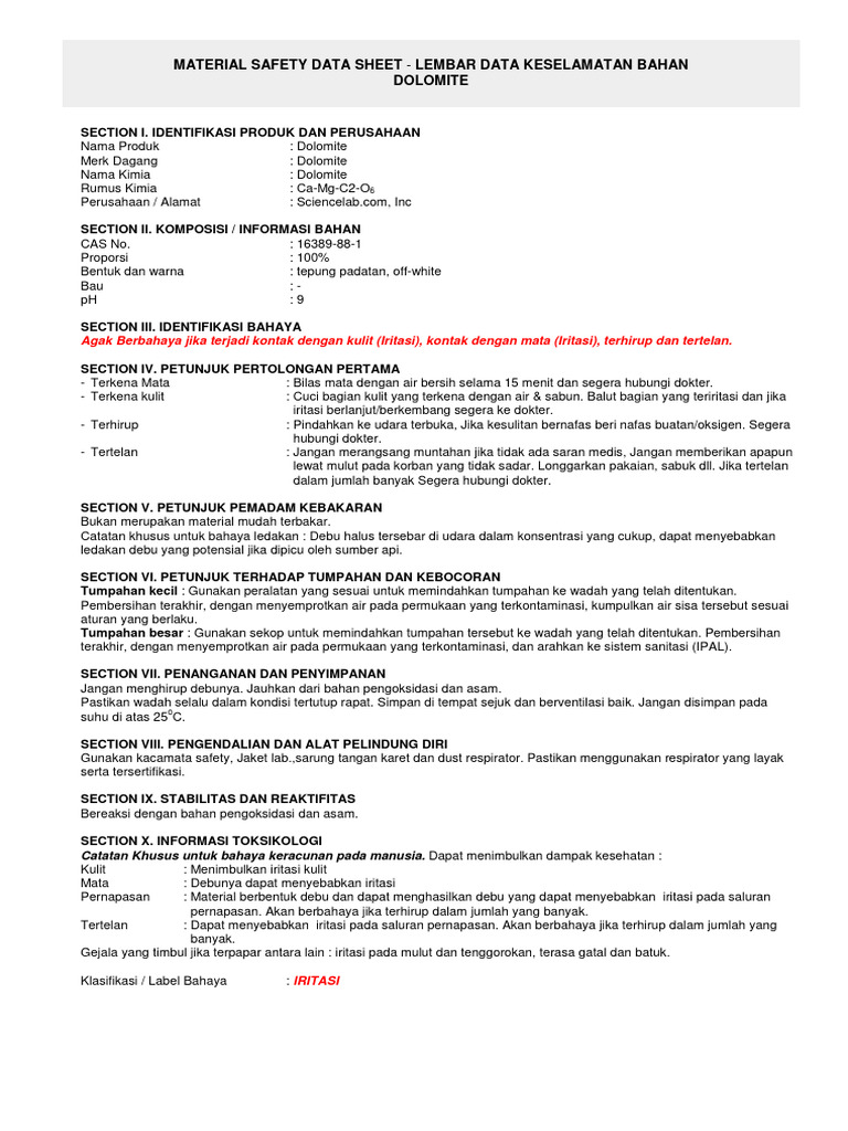 Dolomite - Ina | PDF