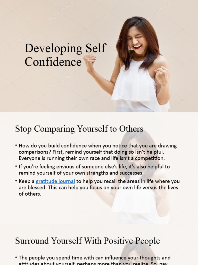 Developing Self Confidence | PDF