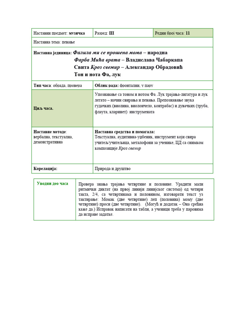 Falila Mi Se Prosena Moma | PDF