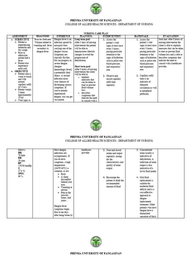 Nursing Care Plan Pdf