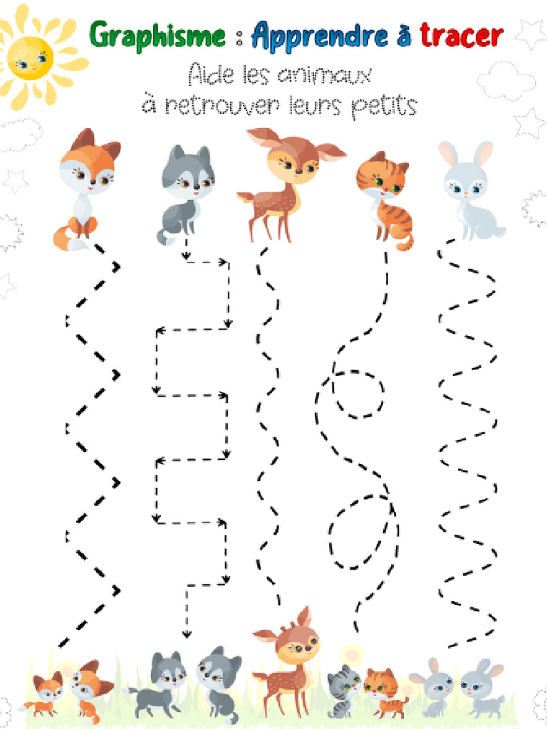 Chemin Animaux Pointillé | PDF