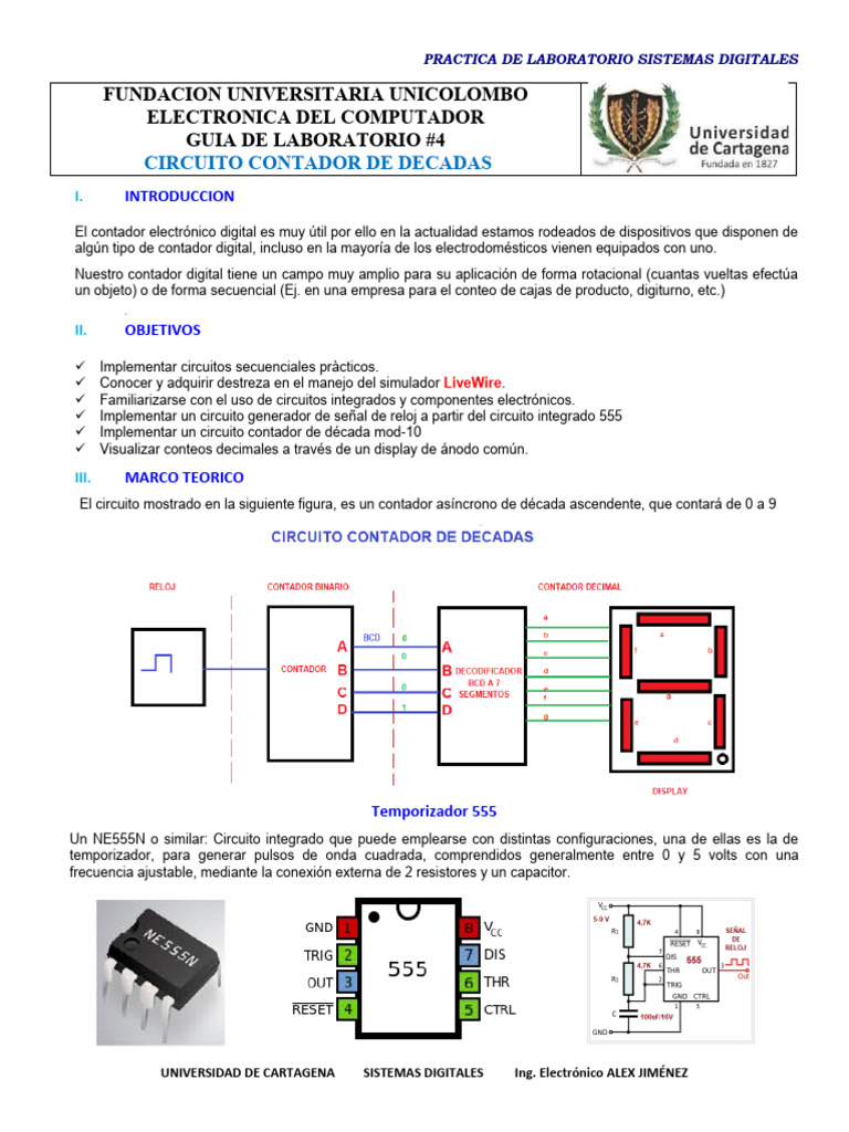 Guia TCC Sistemas Digitales V4.0 | PDF