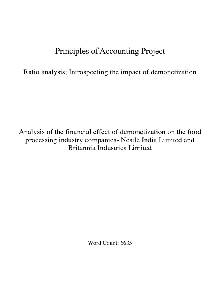 Accounts Project | PDF
