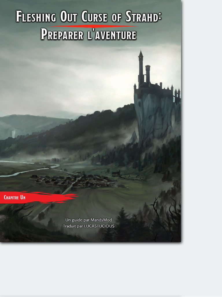 Fleshing Out Curse of Strahd - FR - GM Binder | PDF