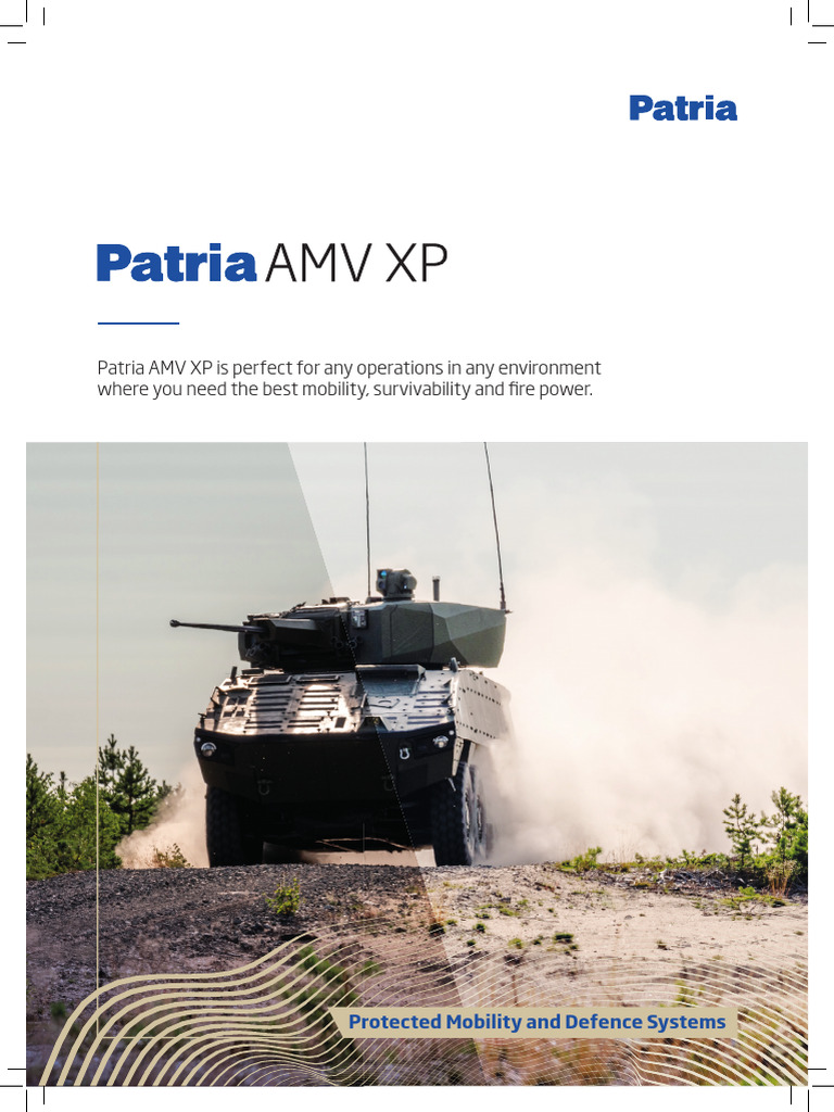 Patria Amv XP Brochure 1 | PDF