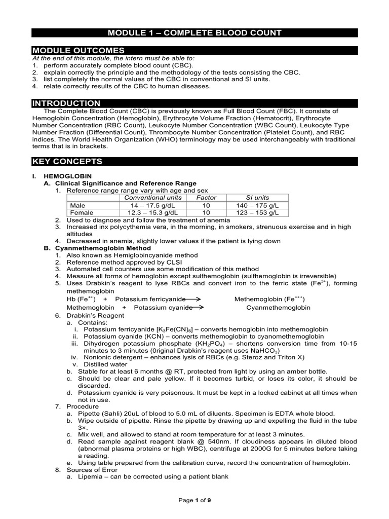 Module 1 Key Concepts (1) | PDF