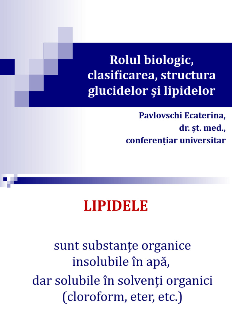 Tema 1 Rolul Biologic Clasificarea Structura Glucidelor Și Lipidelor | PDF