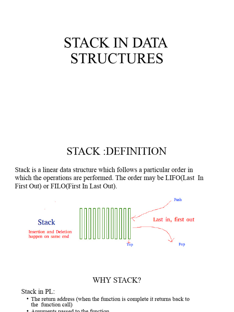 Unit 2 - Stack | PDF