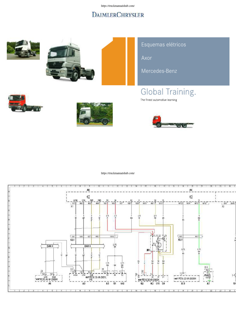 Mercedes-Benz Axor Wiring Diagrams | PDF