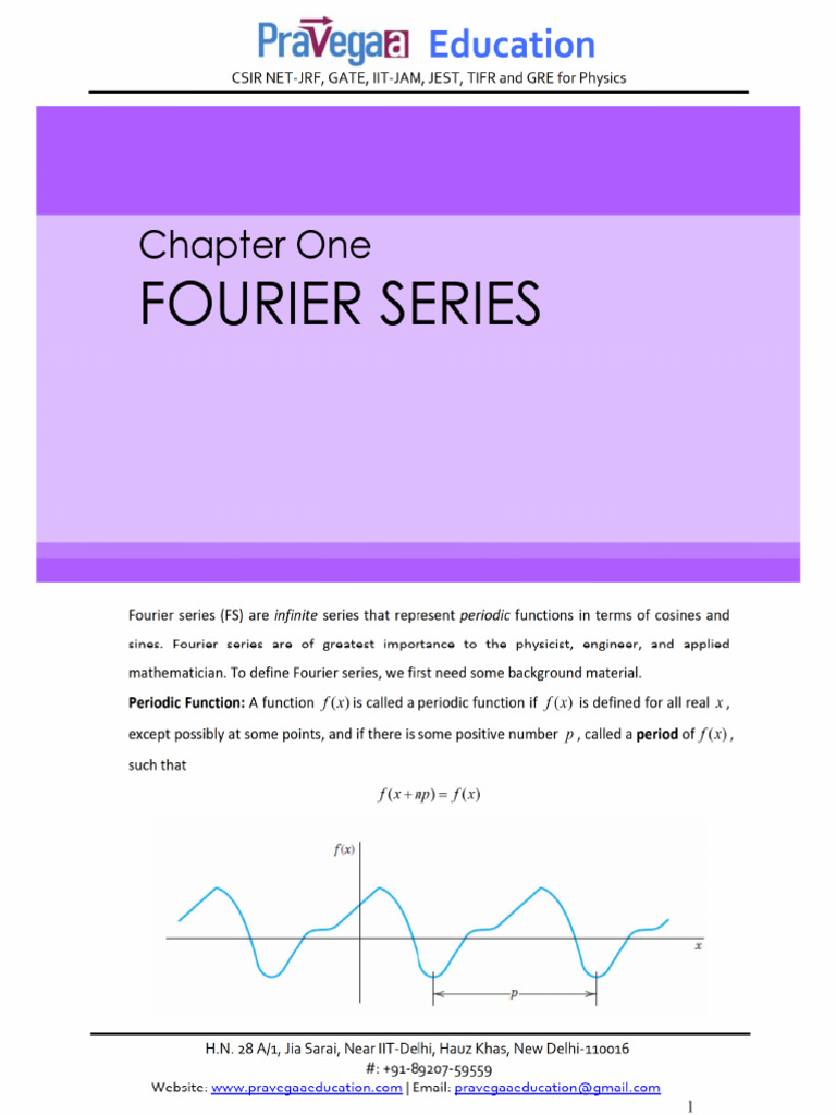 Introduction of Fourier Series | PDF
