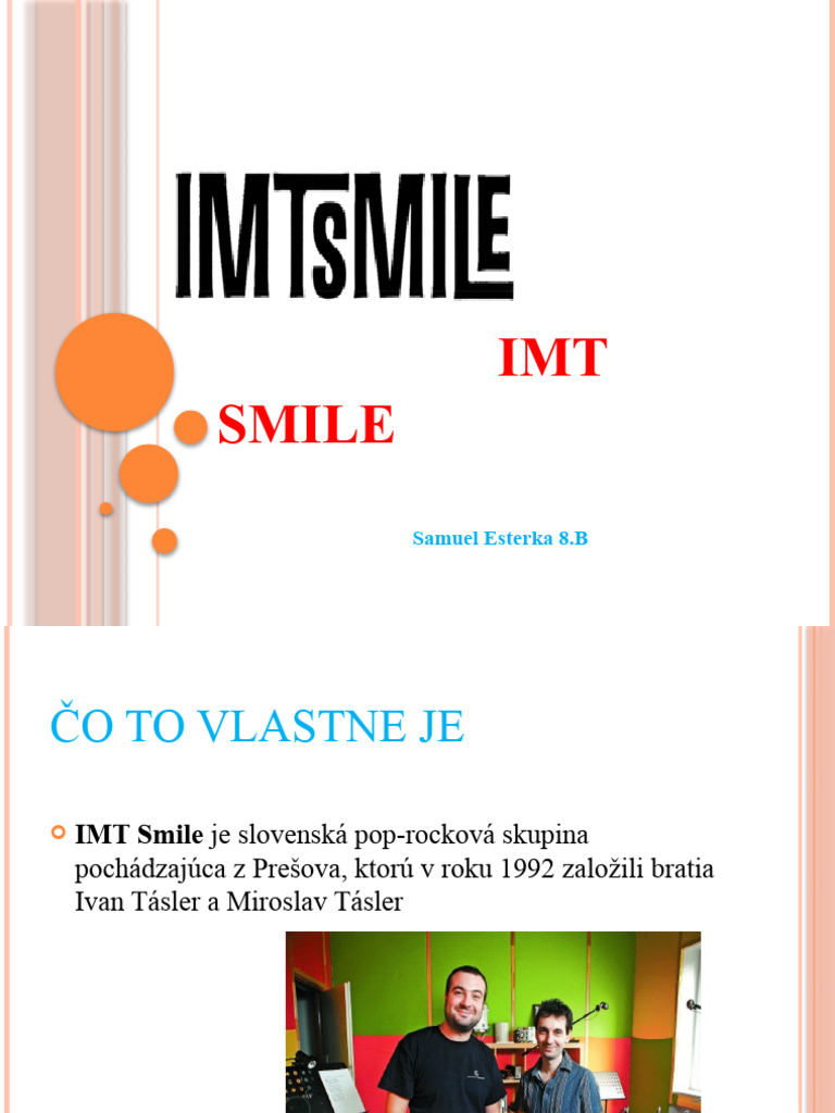 IMT SMILE - Projekt Hudobná Výchova | PDF