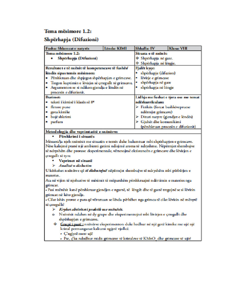 Shembull Ditari | PDF