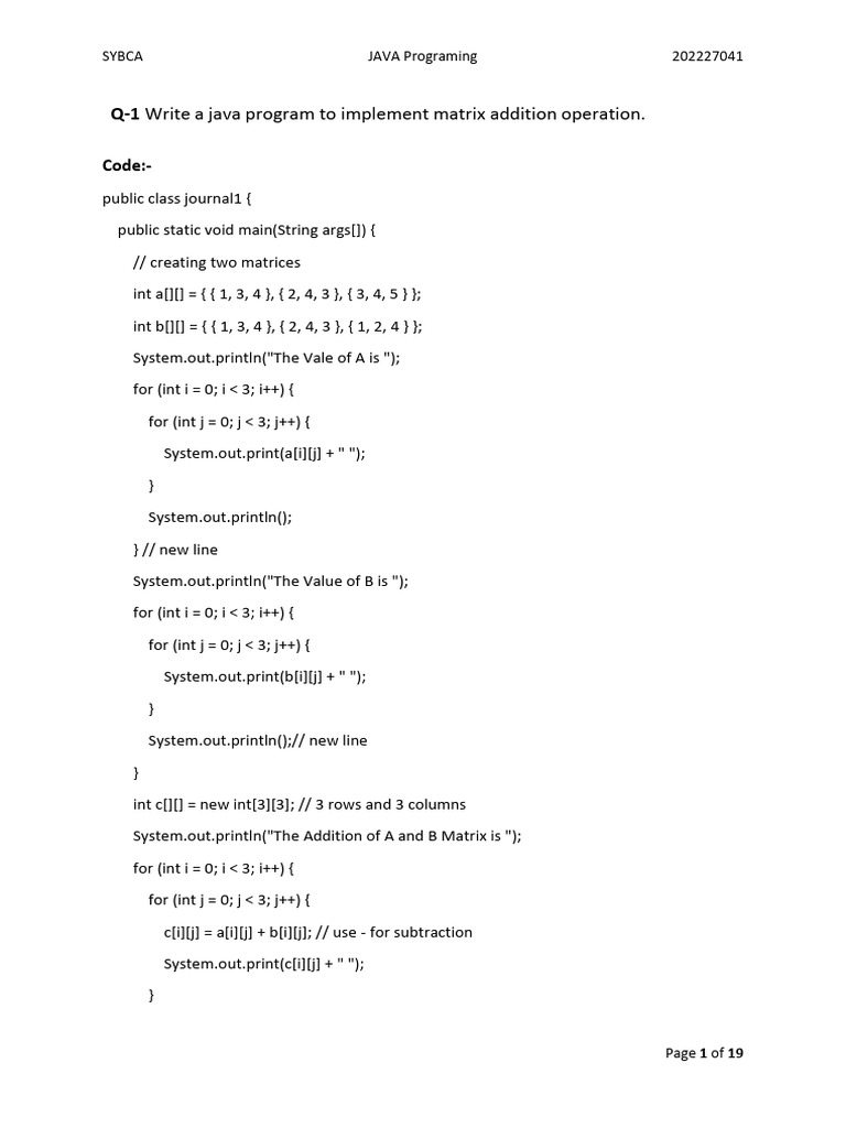 Bhavikjava | PDF | Letter Case | Programming Paradigms