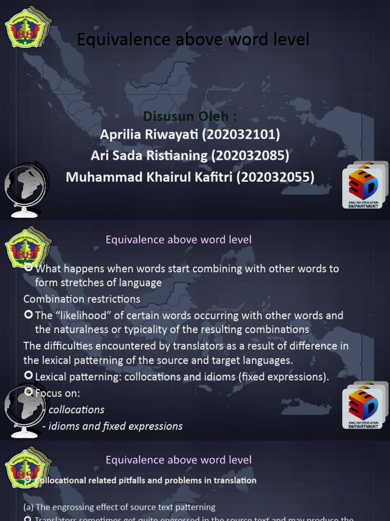 Equivalence Above The Word | PDF