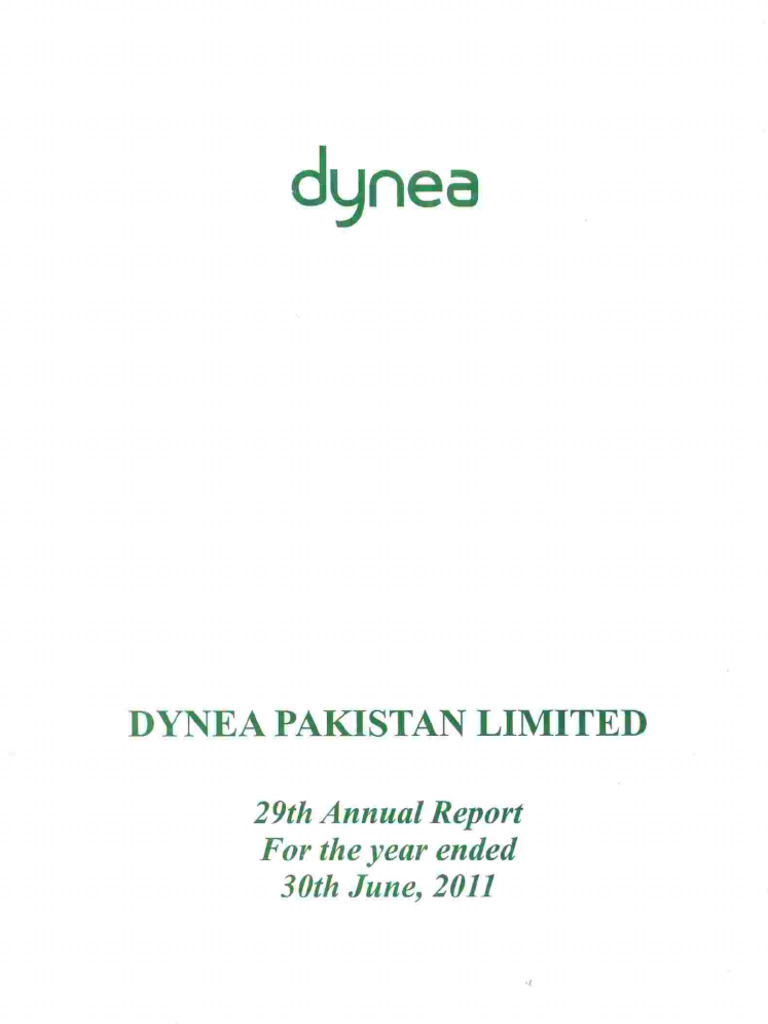 Dynea 2011 | PDF