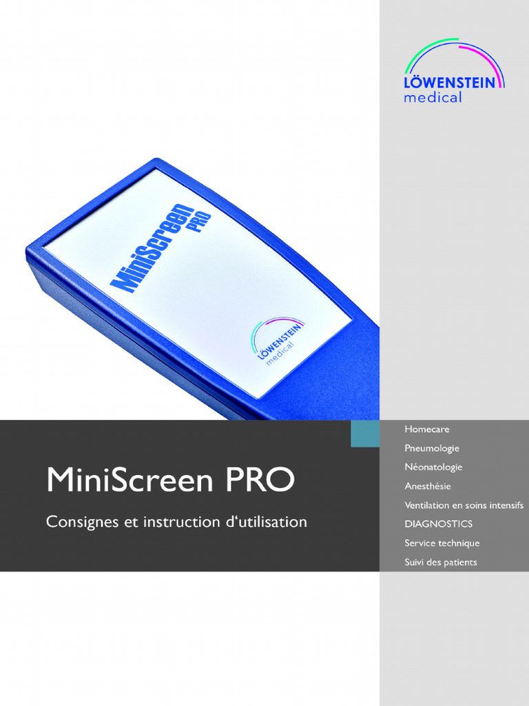 Manuel MiniScreen PRO | PDF