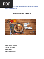 CAPE Foods and Nutrition UNIT 2 Paper 1 - 2020 | PDF