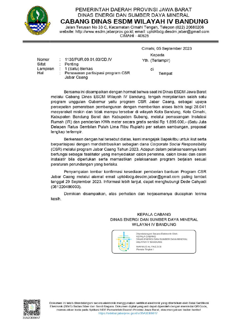 1136 05092023 Cdiv Surat Penawaran Partisipasi Jabar Caang 05092023 ...
