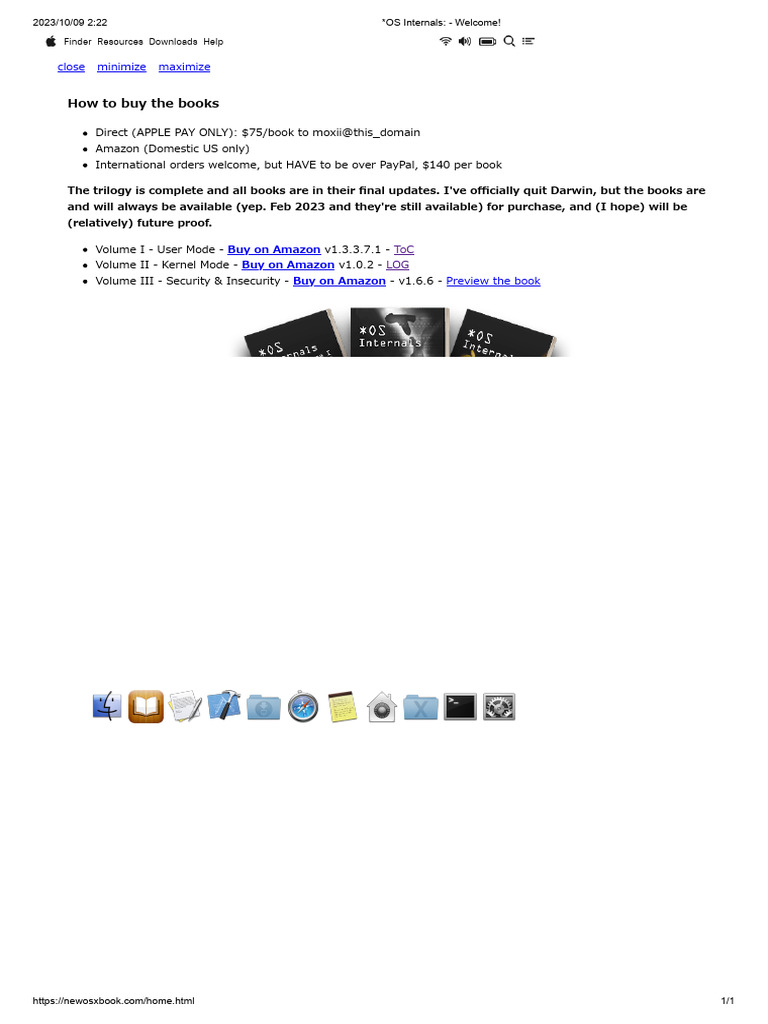 OS Internals - Welcome! | PDF
