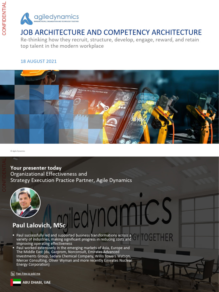 Job Architecture and Competency Architecture 1629203582 | PDF