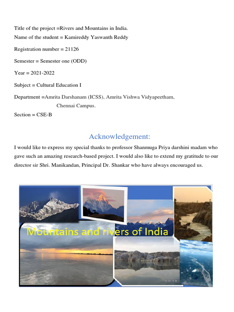 End Sem Project | PDF | Earth Sciences End Sem Project | PDF | Earth Sciences