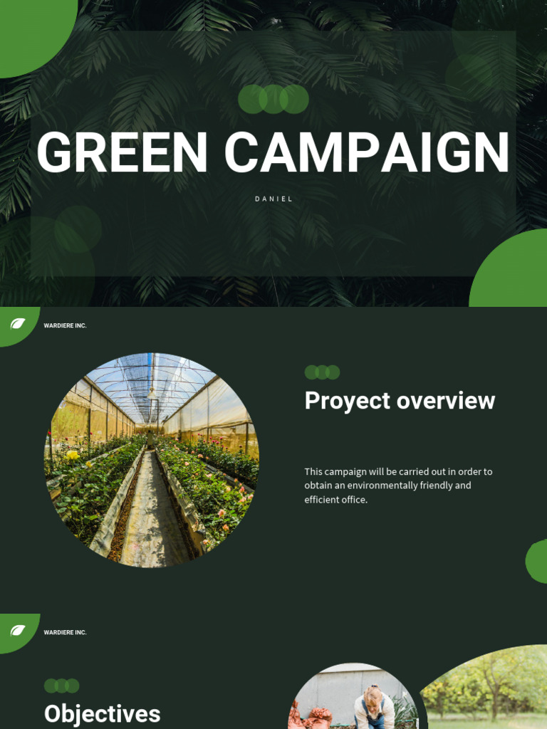 Green Natural Green House Presentation | PDF