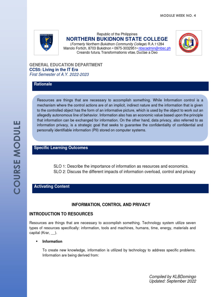 CCS 5-Cours-Module-4 | PDF