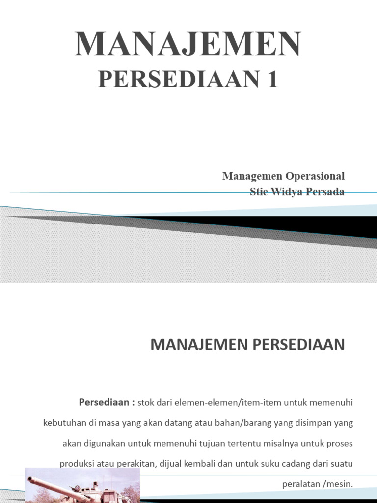 Sesi 12 Mop - Persediaan | PDF