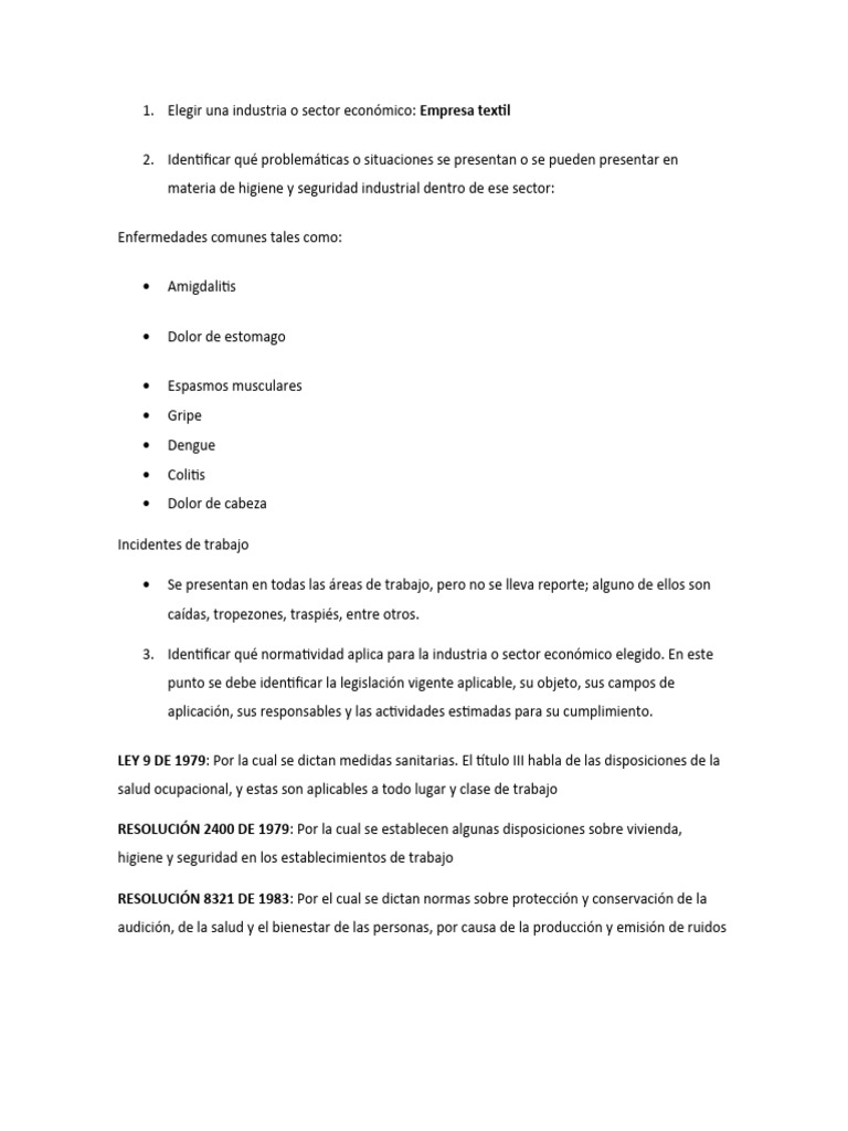 Actividad 2 - Identificación de Problemas en HSI y Aplicabilidad de La Normatividad en HSI | PDF