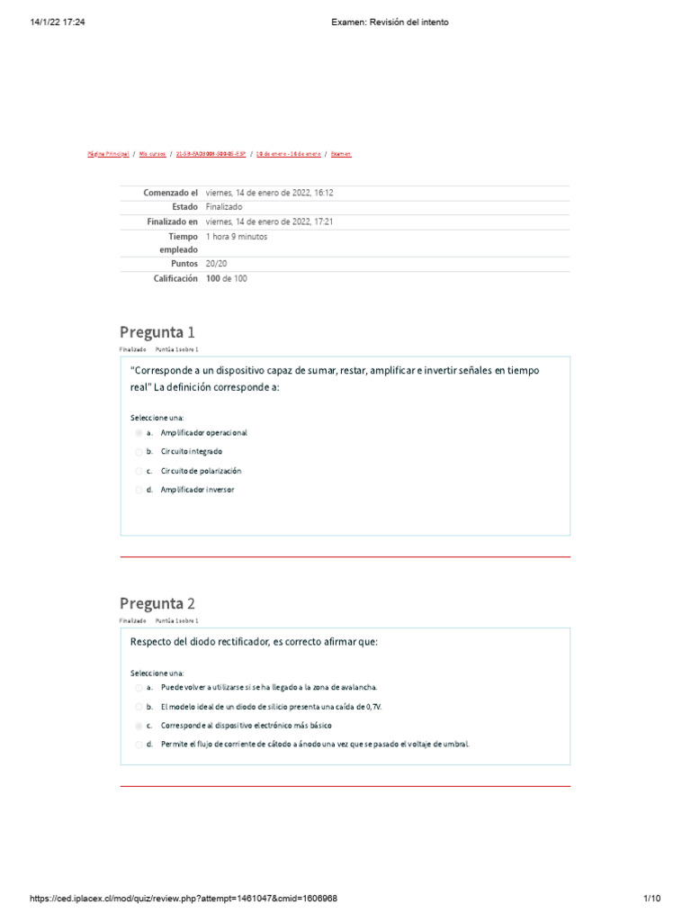 Examen Final Electrónica Analógica y Digital | PDF | Tecnología