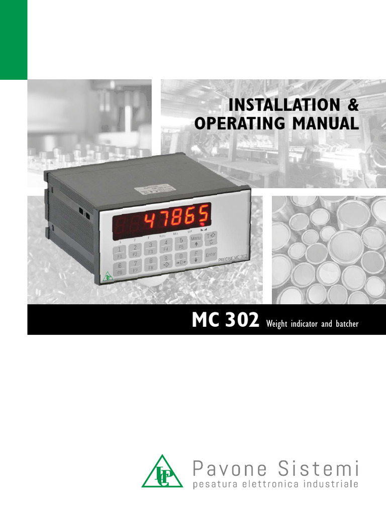 mc-302 Batch Installation Manual | PDF