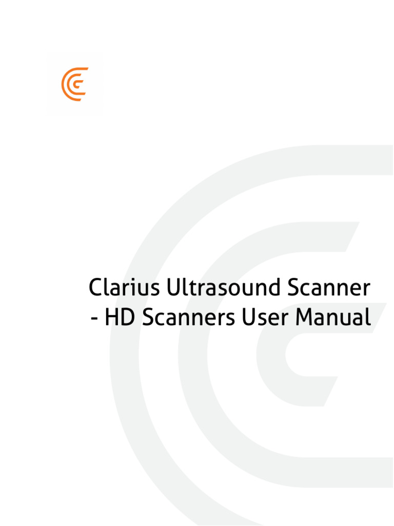 En Clarius Ultrasound User Manual HD | PDF