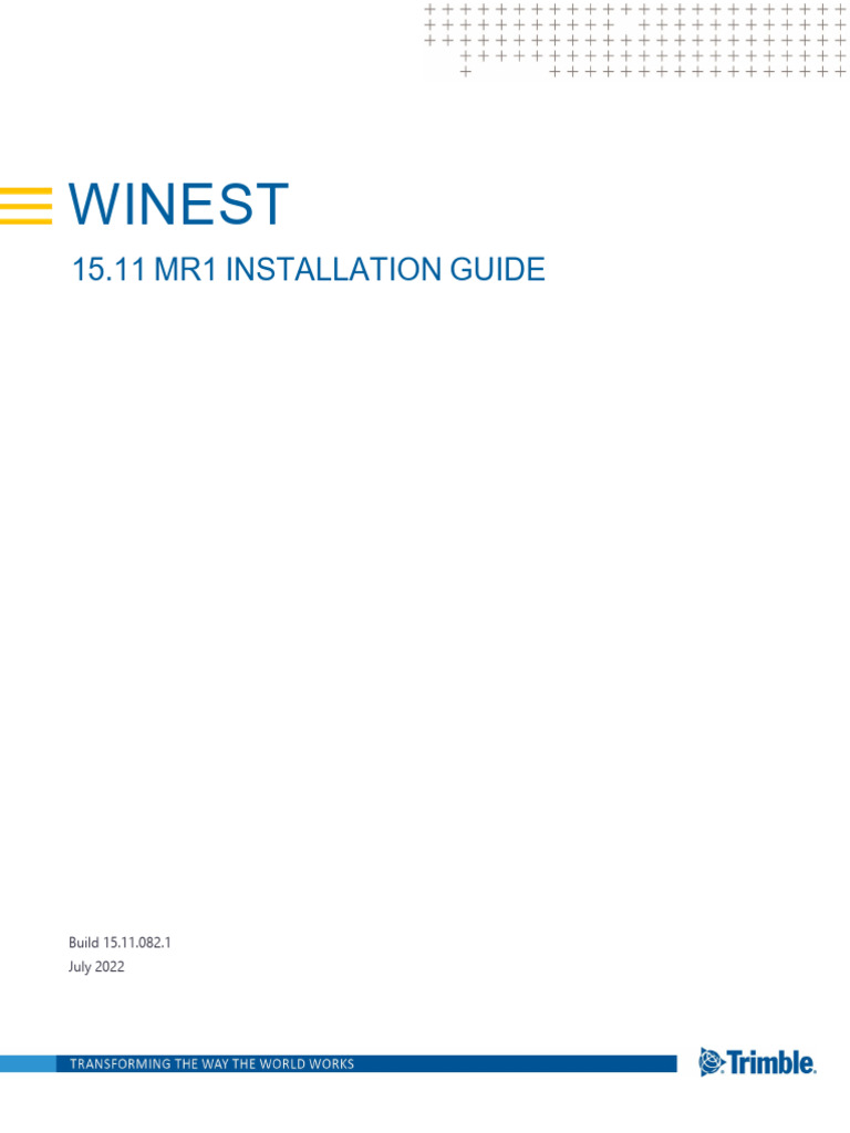 WinEst 15.11 MR1 Installation Guide | PDF | Microsoft Windows ...