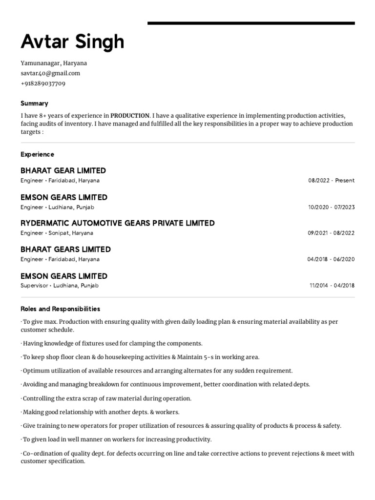 My Resume | PDF