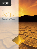 SCR Exam - With Answers | PDF | Risk | Climate Change