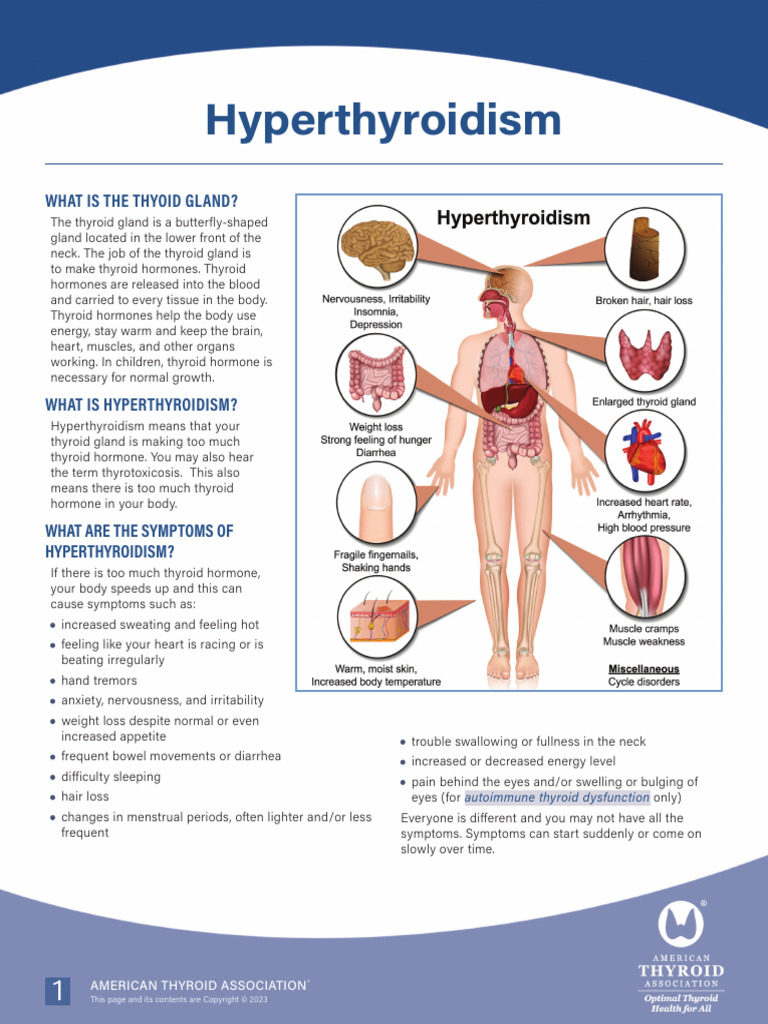 Hyperthyroidism | PDF | Hyperthyroidism | Thyroid